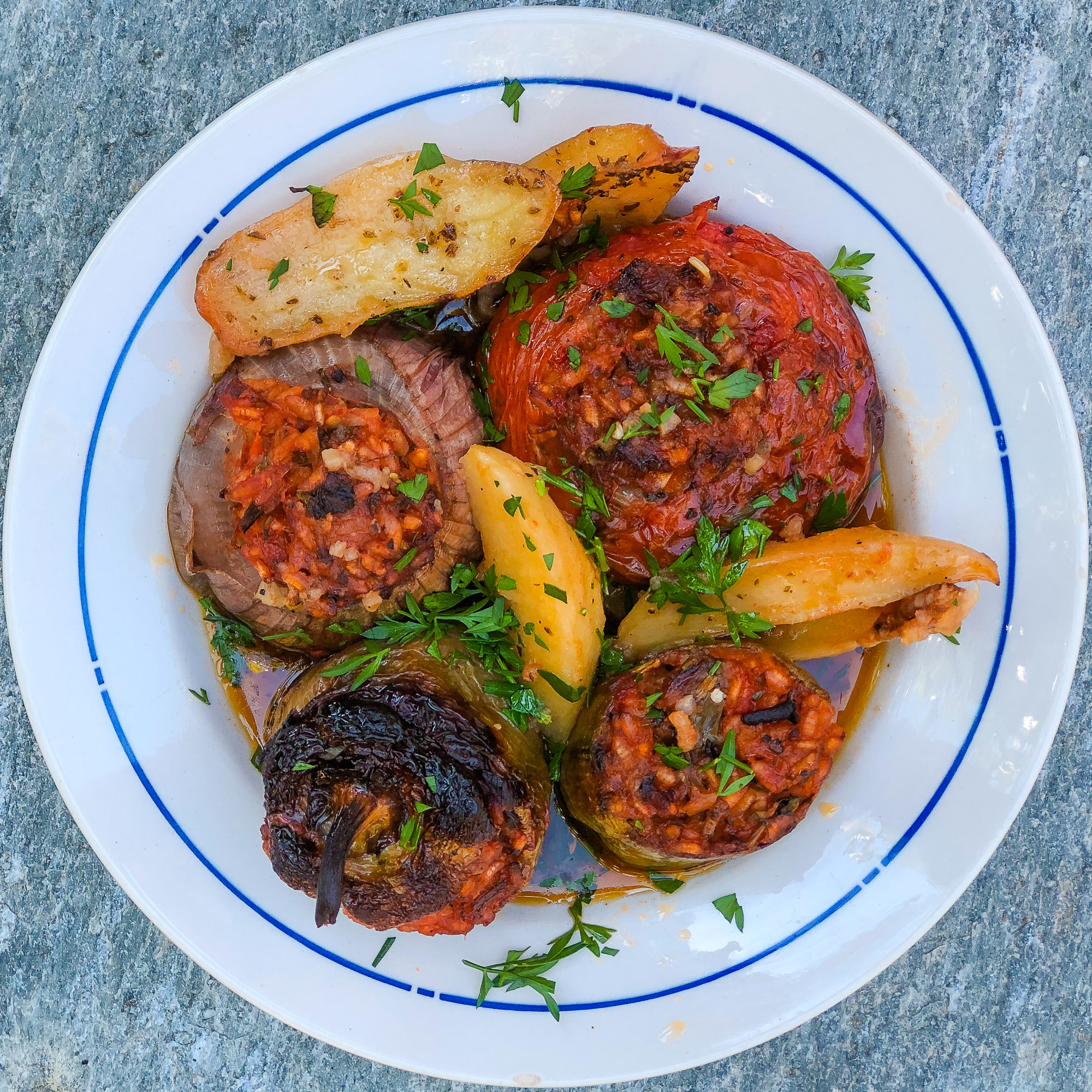 Greek Stuffed Vegetables (Γεμιστά) - The Wild Epicurean