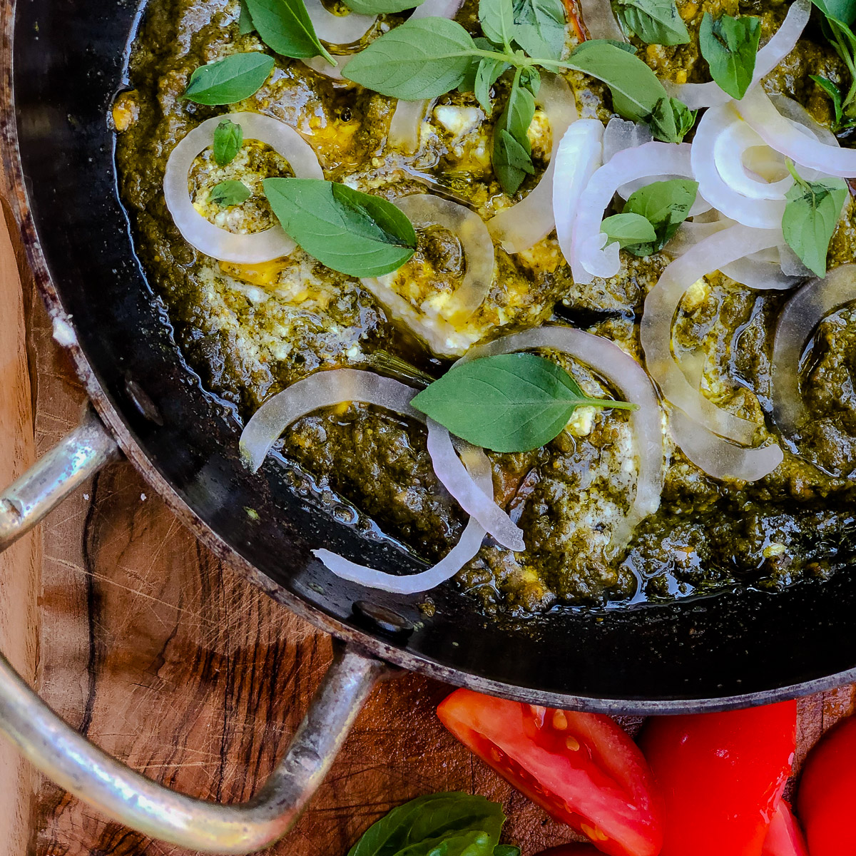 Saag and Palak Feta - The Wild Epicurean