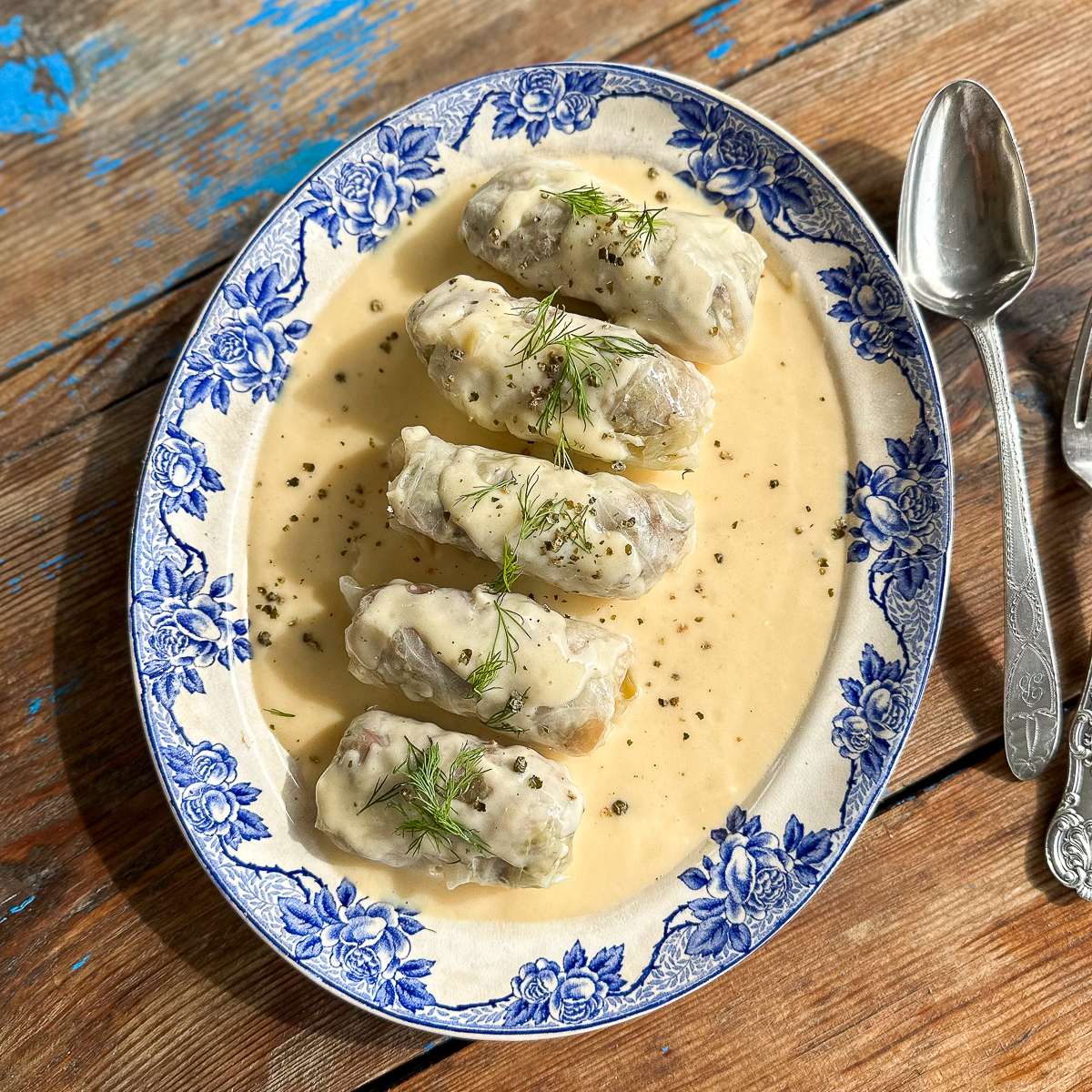 Greek Stuffed Cabbage (Lahanodolmades) - The Wild Epicurean